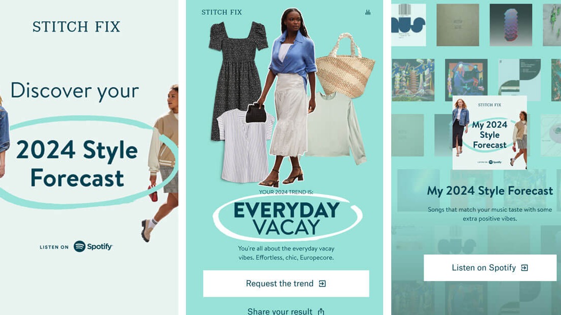 Stitch Fix launches personalised outfit ideas matched with Spotify ...
